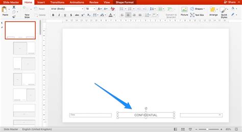 Confidential Document Footer