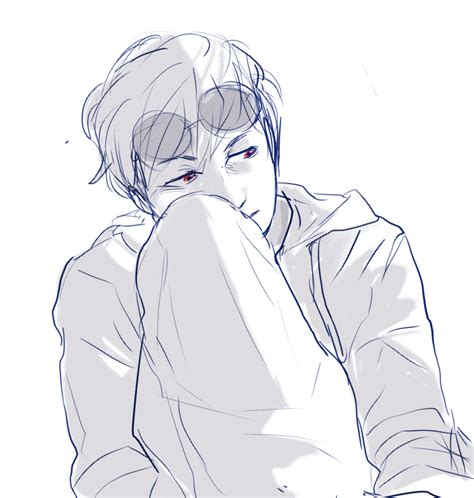 MSPA Booru Dave Strider Grayscale No Glasses Solo Yt 101462