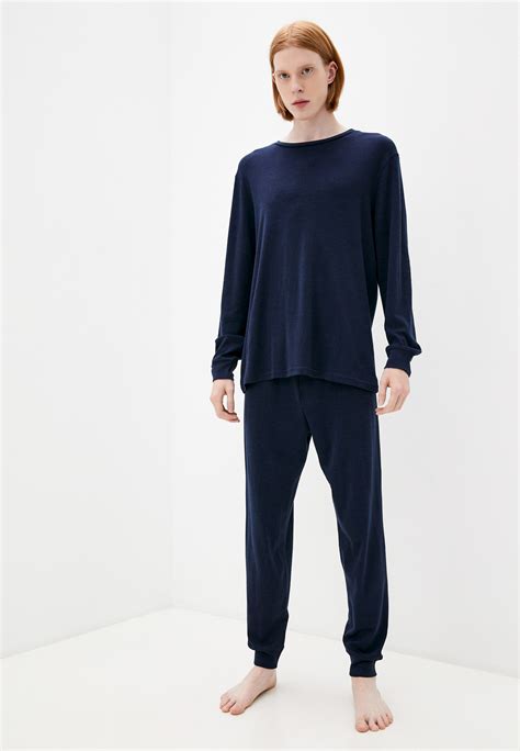 Пижама Norveg Home Story Merino Wool, цвет: синий, MP002XM0MUD6 ...