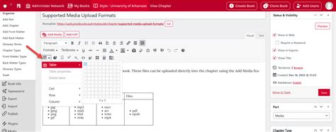 Tables University Of Arkansas Oer Style Guide