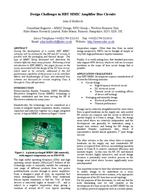 Pdf Field Effect Transistors And Transistor Amplifiers Dokumen Tips