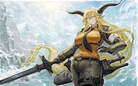 Degenbrecher Arknights Drawn By Tyawantyawan Danbooru