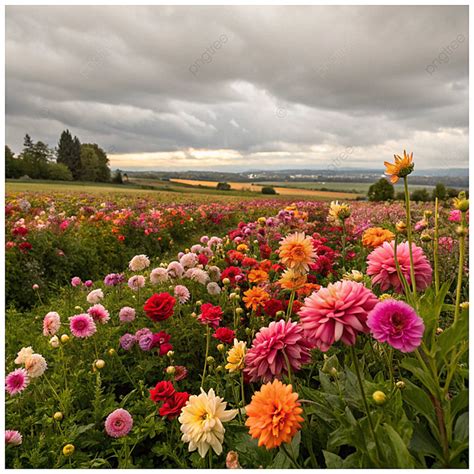 꽃밭 정원 공장 꽃들 배경 일러스트 및 사진 무료 다운로드 Pngtree