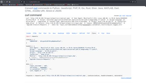 介绍一种快速将网页请求转换成相应python代码的方法 jason huawen 博客园