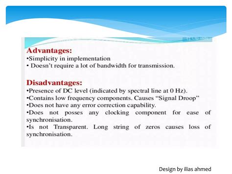 Line Coding In Networking 1 Ppt