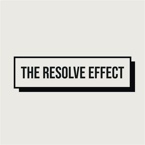 The Resolve Effect Youtube