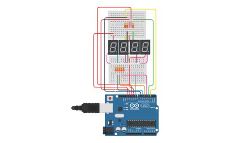 Circuit Design Digital Clock Tinkercad