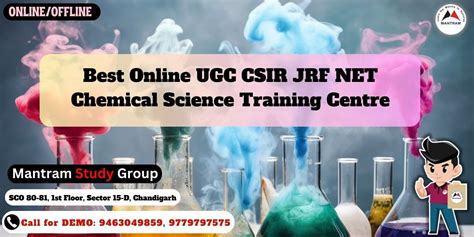 Best Online Ugc Csir Jrf Net Chemical Science Training Centre Mantram