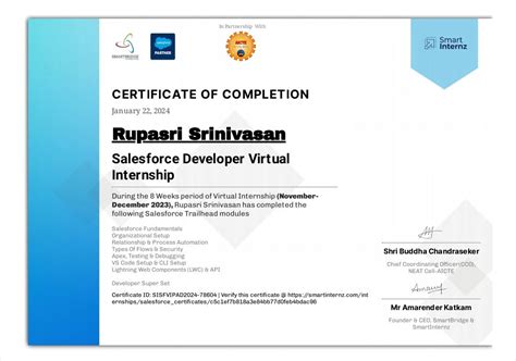 Rupasri Srinivasan On Linkedin Salesforce Developer Virtual