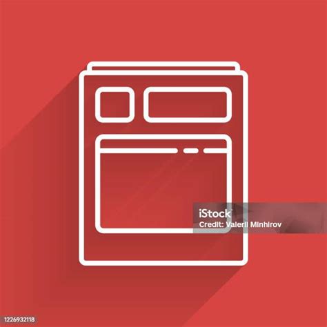 흰색 라인 부엌 식기 세척기 기계 아이콘 긴 그림자로 격리 벡터 일러스트레이션 가사 집안일에 대한 스톡 벡터 아트 및 기타