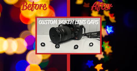Custom Bokeh Lens Cap Inserts Included 5 Pack By Hex Download Free Stl Model