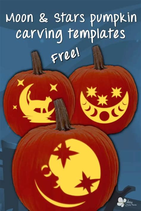 Create Stunning Halloween Jack O Lanterns With Moon And Stars Pumpkin