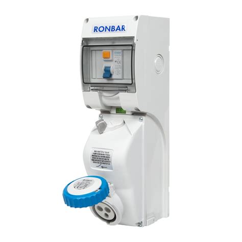 Wall Mounting Socket With Rcd Ronbar