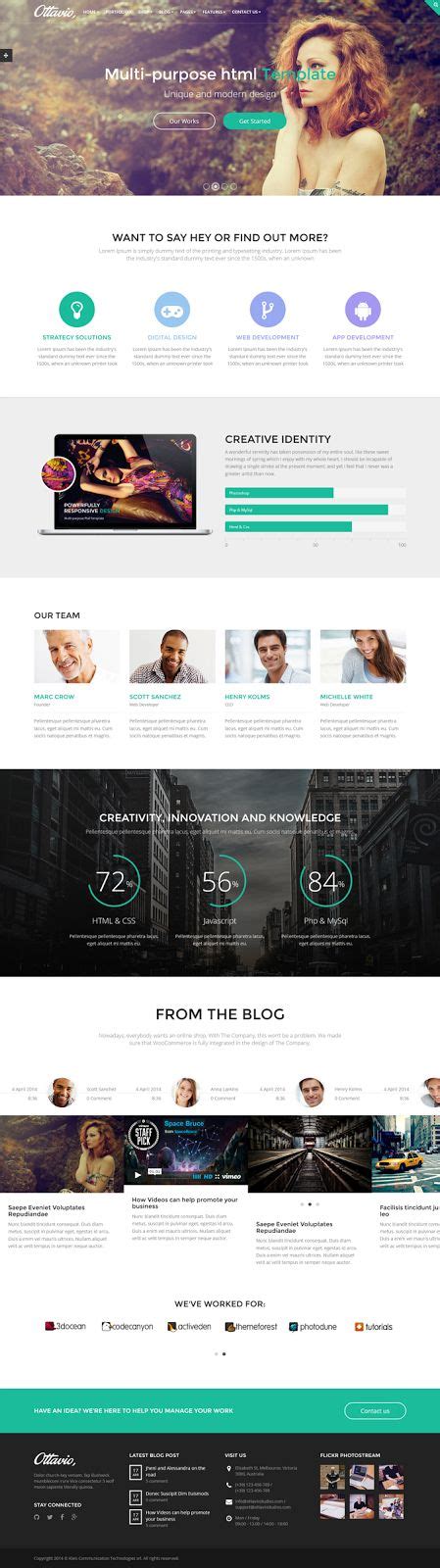 Best Multipurpose Html5 Bootstrap Template