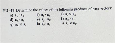 P 2 19 ﻿determine The Values Of The Following