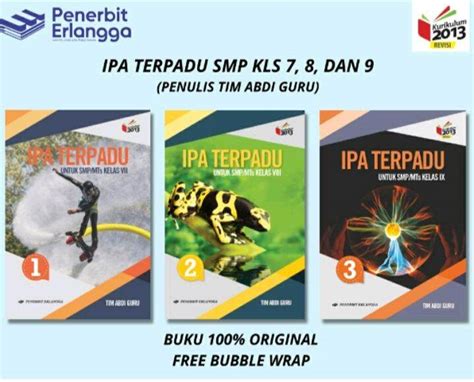 Ipa Terpadu Untuk Smpmts Kelas 7 8 9 Edisi Revisi Kurikulum K13
