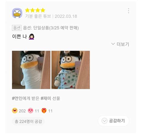 재치있는 오둥이 바디필로우 리뷰들 인스티즈 Instiz 이슈 카테고리