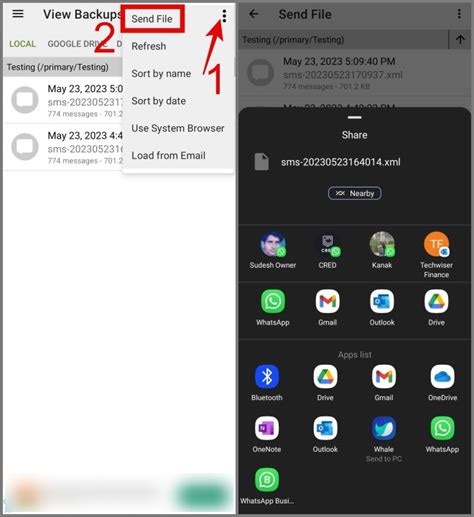 how to save and export text messages from android techwiser