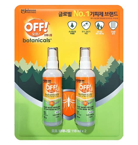 무료배송 코스트코 오프 보태니컬 모기 진드기 기피제 118ml X 2개 스프레이 벌레 퇴치 티몬