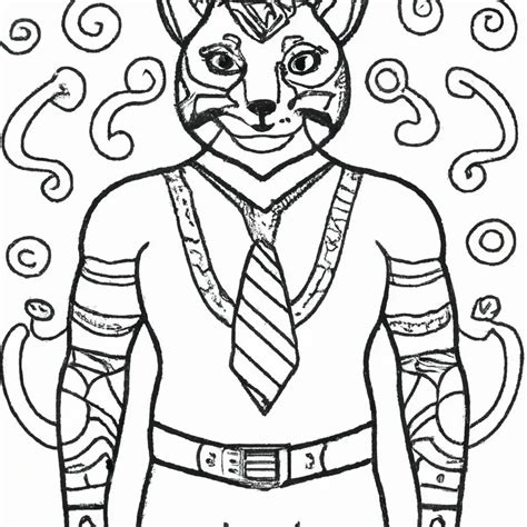 10 Desenhos De Homem Gato Para Imprimir E Colorir