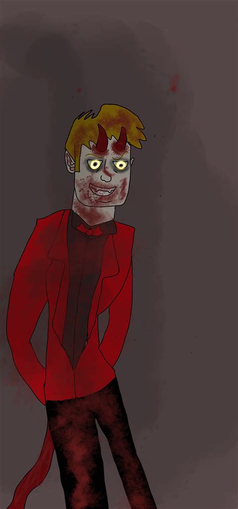I Tried To Make Devil Patrick Scary Its Almost Halloween So I Decided