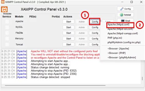 sửa lỗi port 80 in use by xampp control panel như thế nào itqavn