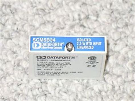 Buy Dataforth Scm5b34 02 Linearized Isolated 2 Or 3 Wire Rtd Input Module