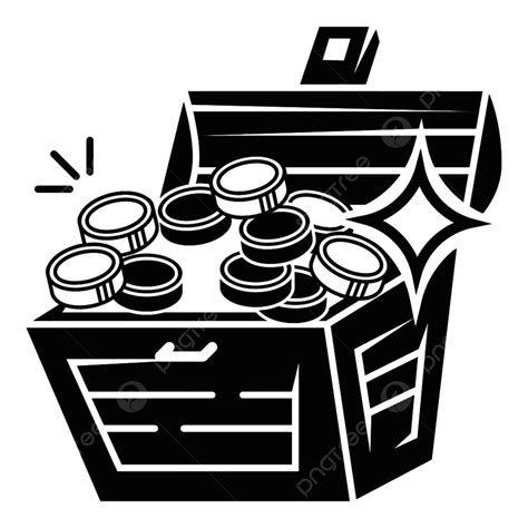 Chest Silhouette Png Free Gold Dower Chest Icon Pirate App Gemstone