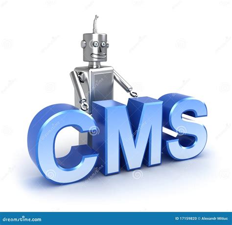 Cms Content Management System Concept Stock Illustration Illustration Of Website White