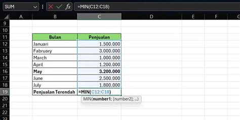 Bingung Cari Nilai Terendah Pakai Rumus Minimum Excel