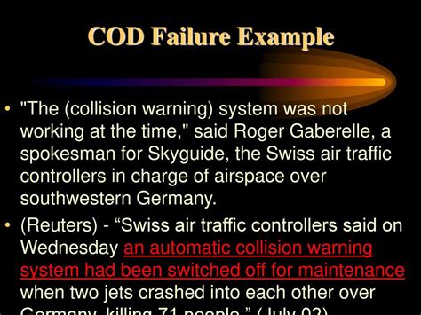 Fault Detection And Consequence Prevention In Real Time A View From The
