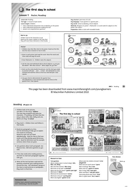 English World Teachers Book Unit 1 Level 3 Pdf