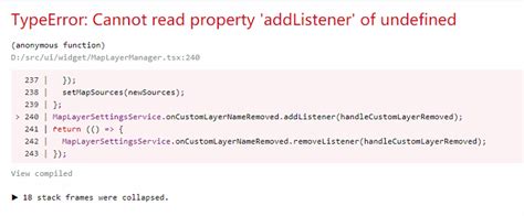 use maplayerswidgetcontrol to report an error · itwin itwinjs core