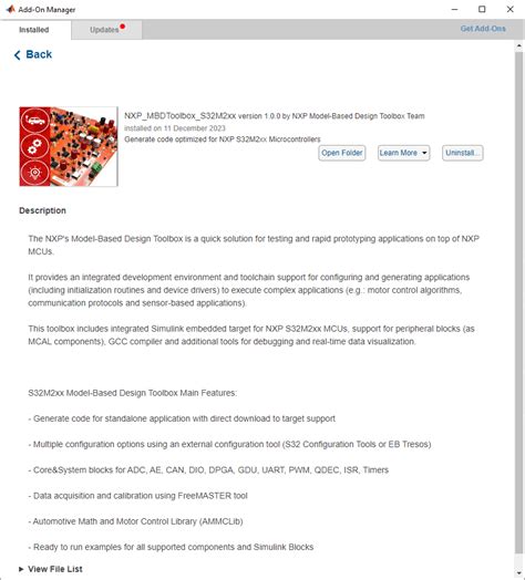 Nxp Model Based Design Toolbox For S32m2xx Version 100 Nxp Community