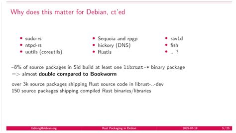 约 8 的 Debian 源码包基于 Rust 库构建 Oschina 中文开源技术交流社区