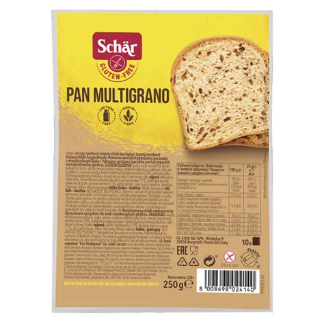 ჯორჯიტა Georgita დრ შარი პური თეთრი მარცვლეულის თესლებით გლუტენის