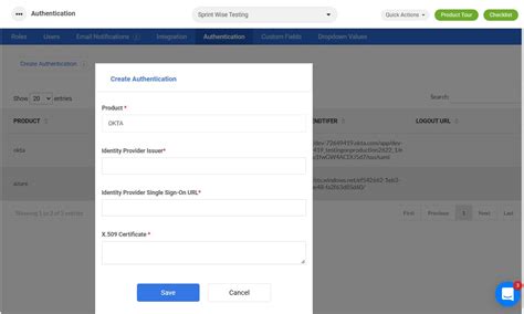 Okta Saml Authentication Kualitee