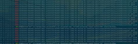Processing Gateway Error Time Out For Waiting For Connection Chirpstack V4 Chirpstack