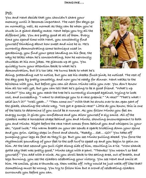 Part Revised In Maze Runner Imagines Maze Runner Newt Maze Runner