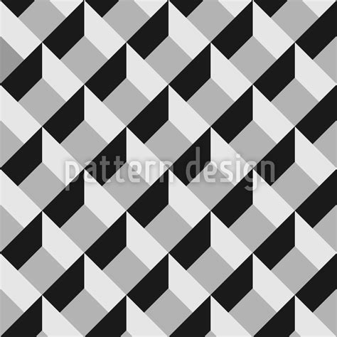 Geometric Cubes Seamless Vector Pattern Design