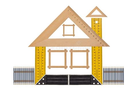 Measuring The Angle And Length Stock Photo Image Of Measurement