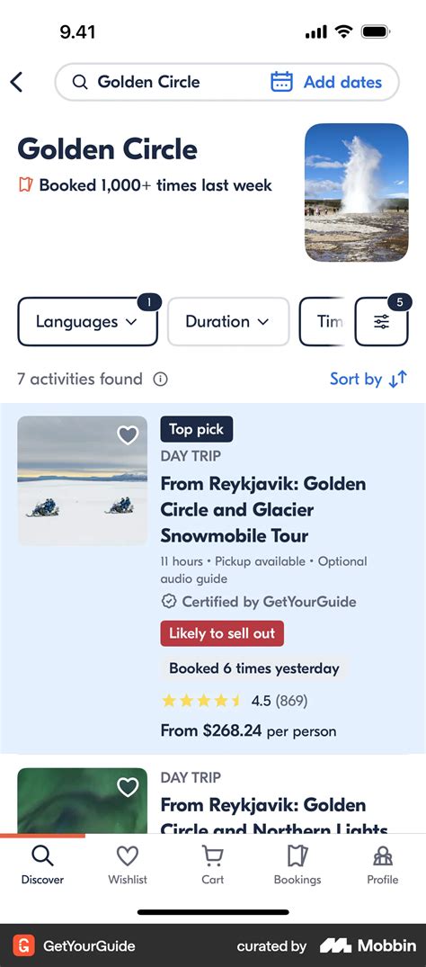Top Navigation Bar Mobile App Design