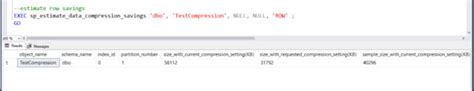 When To Use Row Or Page Compression In Sql Server Thomas Larock