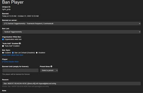 Battlemetrics Tactical Triggernometry