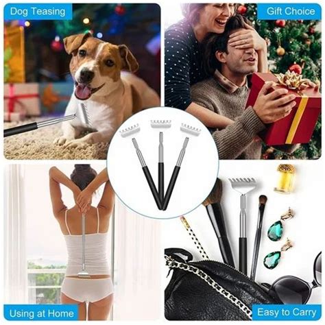 Stainless Steel 21 Cm Telescopic Back Scratcher For Personal 16 Cm At