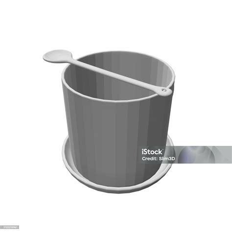 숟가락 다각형 아이콘이 있는 컵입니다 신선한 음료 표시입니다 라떼 또는 커피 기호 기하학적 모양 선형 찻잔 아이콘 디자인입니다