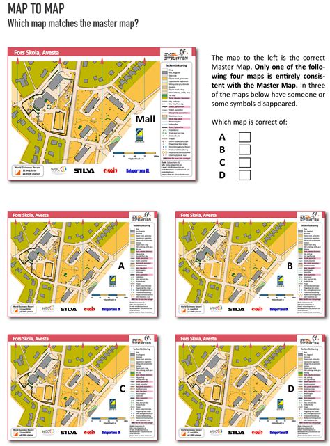 Orienteering At School For Ages 6 12 Appendix Exercise Map To Map