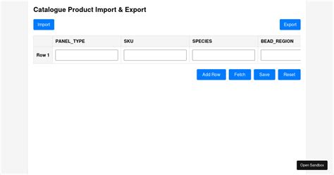 React Js Excel Edit Forked Codesandbox