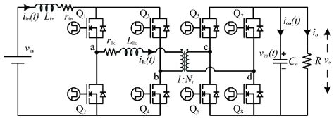 Schematic Of A Naturally Commutated Cfdab Converter Is Characterised By Download Scientific