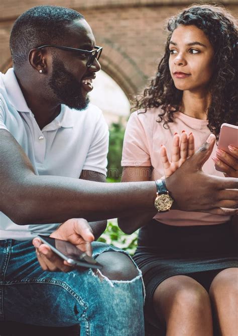 Concept Of Relationship And Secrets In Love Stock Image Image Of Male Device 295052103